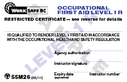 Certificates accepted in B.C. - WorkSafeBC