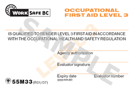Certificates accepted in B.C. - WorkSafeBC