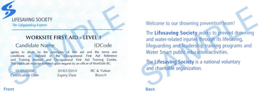 Certificates accepted in B.C. - WorkSafeBC