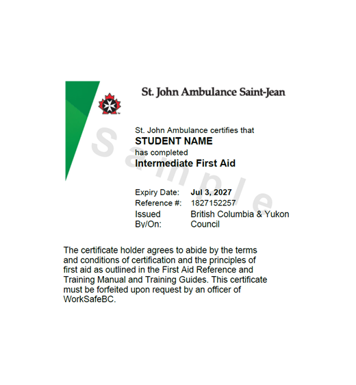 Certificates accepted in B.C. - WorkSafeBC