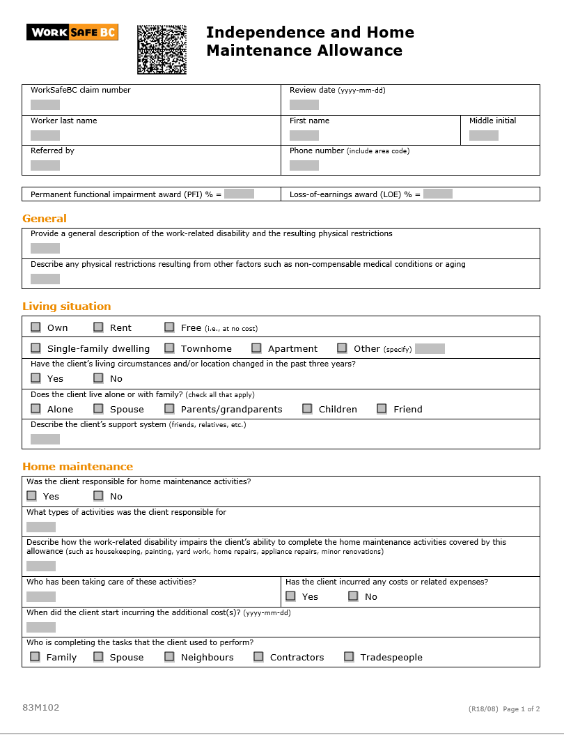 Community Occupational Therapy Services - WorkSafeBC