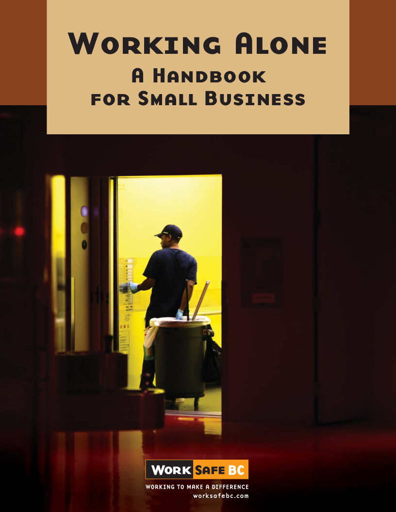 Working alone or in isolation - WorkSafeBC