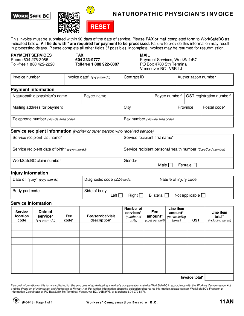 Naturopathic physicians - WorkSafeBC