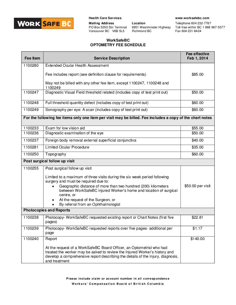 Submitting reports and invoices - WorkSafeBC