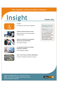 Insight e-Newsletter - WorkSafeBC