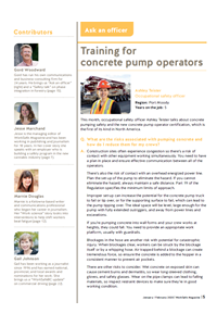Concrete pumpers - WorkSafeBC